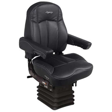 Seats Inc. Legacy Silver Seat W/ Mid Back, STD Base, Armrests, Bellows ...