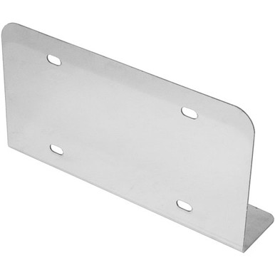 Single SS License Plate Holder, Under-Bumper Mount By CSM - 4 State Trucks