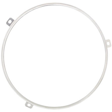 Stainless Steel 7 Inch Round Headlight Retaining Ring - 4 State Trucks