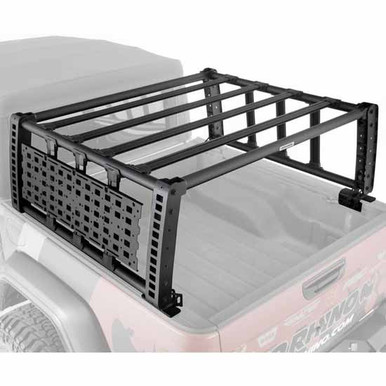 Go Rhino Black Aluminum Overland Xtreme Bed Rack - Full Size - 4 State ...