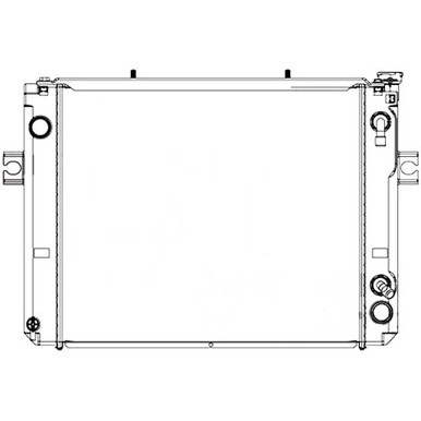 BESTfit Plastic Aluminum Radiator With Oil Cooler For Toyota Lift ...