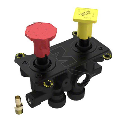 Dash Control Air Valve with Locking Handle - 4 State Trucks