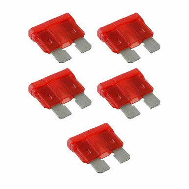 10 Amp Blade Fuse - Red 5 Pack - 4 State Trucks