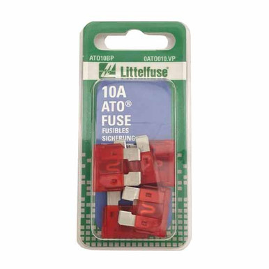 10 Amp Blade Fuse - Red 5 Pack - 4 State Trucks