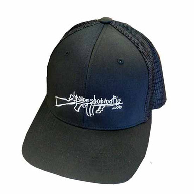 CSM Black Flex Fit Hat W/ Light Gray Logo - 4 State Trucks