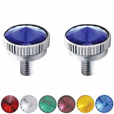 6MM Chrome CB Mounting Screws With Jewel Top - 2 Pack - 4 State Trucks