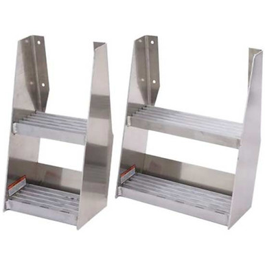Aluminum Frame Mount Steps 12 & 18 Inch By Merritt - 4 State Trucks