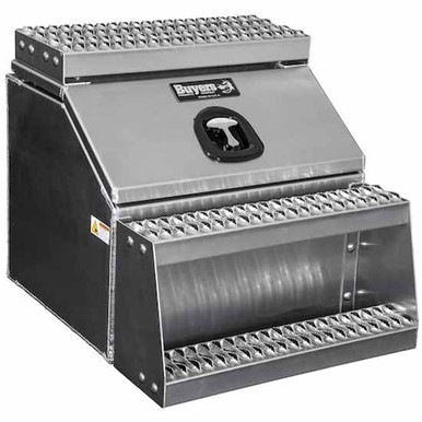 Smooth Aluminum Step Box W/ Wide Opening Lid 23.31 X 28.5 Inch - 4 ...