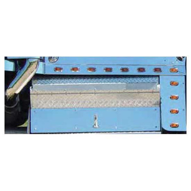 Stainless Steel Kick Panels With Heater Plug Cutout For Kenworth W900L ...