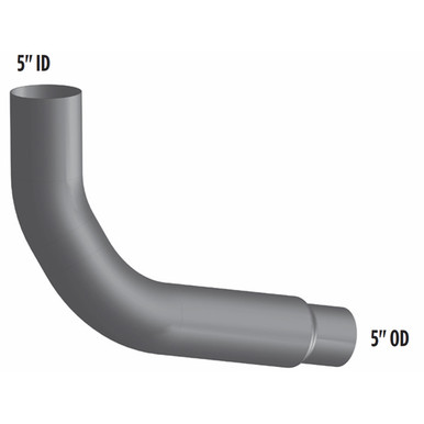 BESTfit 5 Inch Exhaust Elbow For Kenworth W900L With 40 Inch Steps - 4 ...