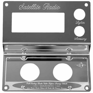 Stainless Steel Satellite Radio Control Panel For Peterbilt - 4 State ...