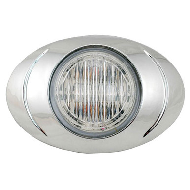 2 X 3 Inch 2 Diode Amber LED Magnum P3 Series Marker Light Clear Lens ...