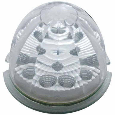 17 LED Reflector Watermelon Maze Cab Light, Red LED/ Clear Lens - 4 ...