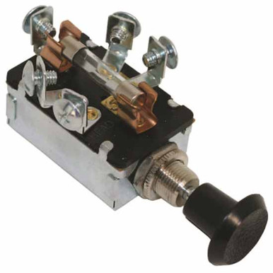 3 Position Universal Fused Push Pull Switch, 16A At 12V For 1/2 Inch ...