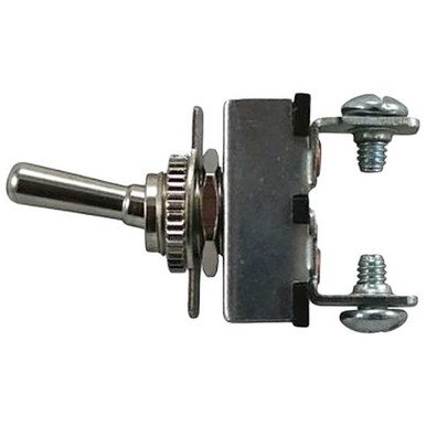 Heavy Duty Metal Toggle Switch, 20A At 12V, 2 Screw Terminals For 1/2 ...