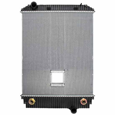 BESTfit 28 3/4 x 24 1/4 x 2 Inch Radiator W/ 2 Inch Inlet And Outlet ...