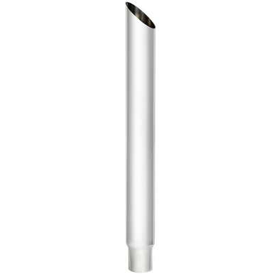 Chrome Mitered Exhaust Pipe, 6 Inch OD Reduced To 5 Inch OD Bottom - 4 ...