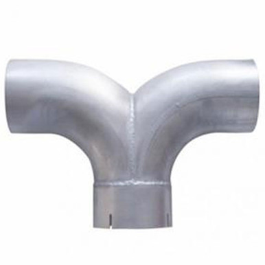 Aluminized 5 Inch Y Exhaust Pipe - 4 State Trucks