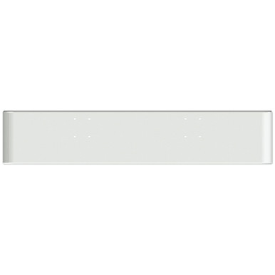22 Inch Chrome Steel Texas Square Rolled End Bumper W/ Mounting Holes ...