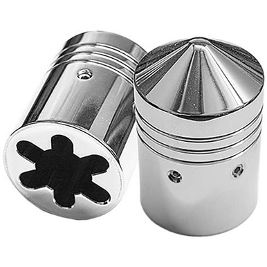 Pointed Ignition Key Cover W/ 3/32 Inch Allen Set Screws For Keys With ...