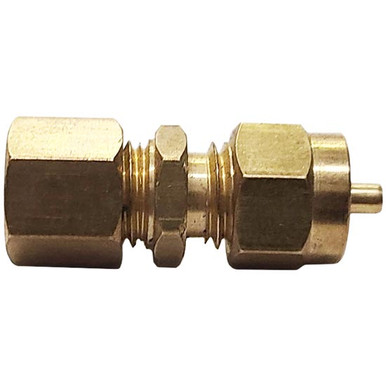 1/8 x 1/16 Inch Brass Split Ferrule Male Connectors - 10 Pack - 4 State ...