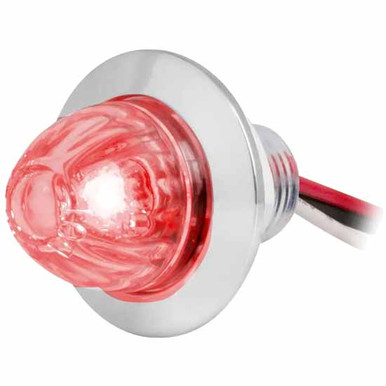 1 Inch Dual Function Mini Watermelon Light W/ Red LED, Lens & Bezel ...