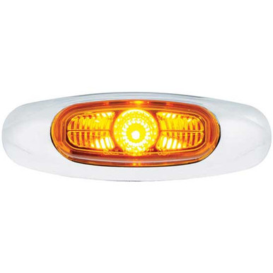 3 LED Clearance/ Marker Viper Eye Light W/ Reflective Inner Housing - 4 ...