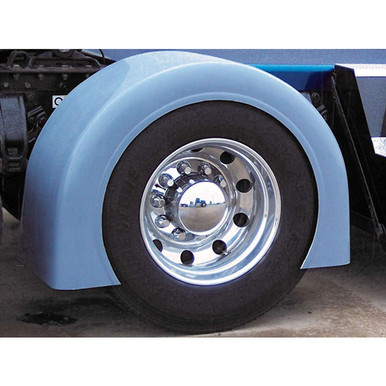 Fiberglass Full Radius Rear Fenders W/ 3 Inch Side Wall - 4 State Trucks