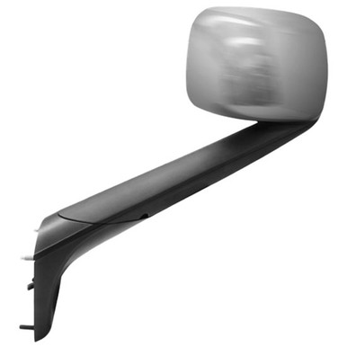 Chrome Manual Hood Mount Mirror W/ Heat For Freightliner Cascadia 116 ...