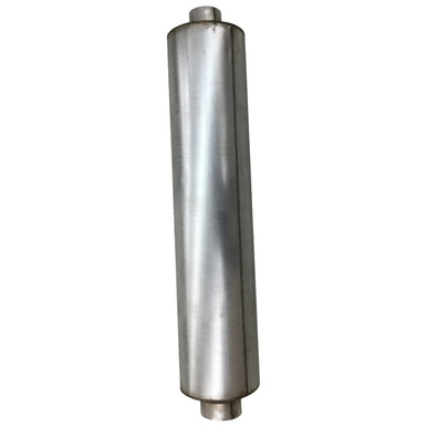 10 Inch Galvanized Muffler 4 ID / 5 ID X 51 Inch OAL - 4 State Trucks
