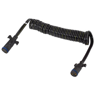 15 Ft Coiled Dual Pole Liftgate Cable M2 Plugs - 2 Gauge - 25-26276 - 4 ...