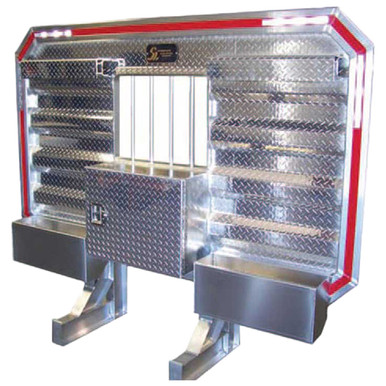 Deluxe Cab Rack 68 X 72 Inch 2 Half-Trays, 2 Chain Hangers, Bar Window ...