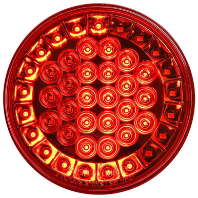 4.25 Inch 45 Diode Pearl Plus Sequential Left Turn Red LED Light - 4 ...