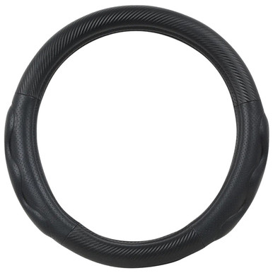 18 Inch Heavy Duty Deluxe Glossy Black Steering Wheel Cover - 4 State ...
