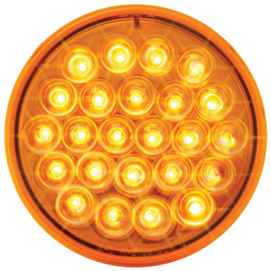 4 Inch Round Continuous Pearl Strobe Light - 4 State Trucks