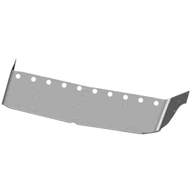 17 Inch Drop Visor W/ 3 Bolt Mounting & 10 Rnd 2 Inch Light Holes For ...