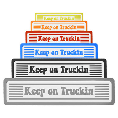 CSM Keep On Truckin Step Plates 5 X 20 Inch - 4 State Trucks