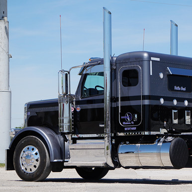 BESTfit 7-5 Inch Chrome Stack Exhaust Kits For Peterbilt 589 W/ Cab ...