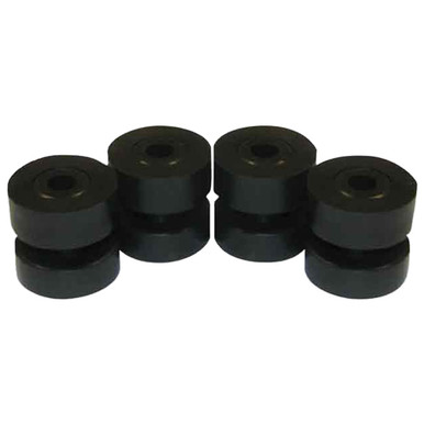 Black Exhaust Bracket Bushing - 4 Pack For Peterbilt - 4 State Trucks