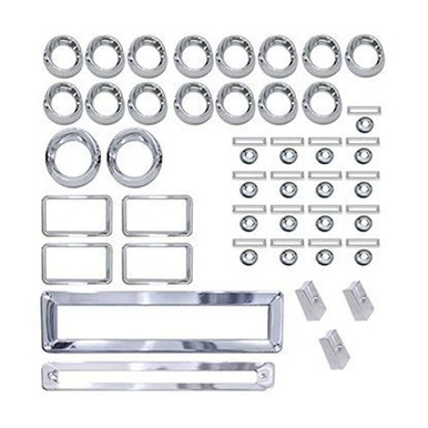 Chrome Dash Dress Up Kit For Freightliner Classic XL 132, FLD112 ...