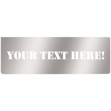 Stainless Steel Backing Plate For 8 Inch Rear Center Panel By Roadworks ...