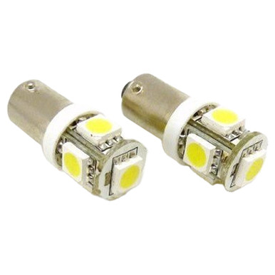 BA9S Blue LED Bulb 5050 SMD Lumens 60LM 360 Degree - 4 State Trucks
