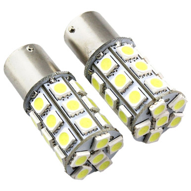 1156 Red LED Bulb 5050 SMD Lumens 360LM 360 Degree - 4 State Trucks