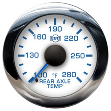 Isspro EV2 2-1/16 Inch Rear Axle Temperature Gauge Kit 100-280F With ...
