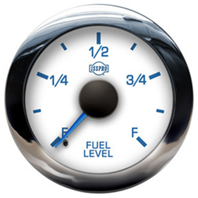 Isspro EV2 2-1/16 Inch Fuel Level Gauge Kit With Built In Warning Light ...