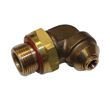 1/4 Inch Brass PLC Male Elbow Fitting Replaces 3180102 For Volvo - 4 ...