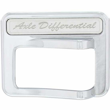 Chrome Plastic Axle Differential Rocker Switch Cover For Peterbilt 567 ...