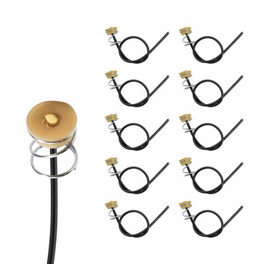 Single Contact Pigtails 7 Inch 1156 - 10 Pack - 4 State Trucks