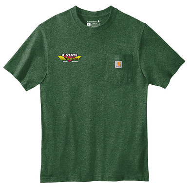 4 State Logo Carhartt Mens North Woods Heather Pocket T-Shirt - 4 State ...