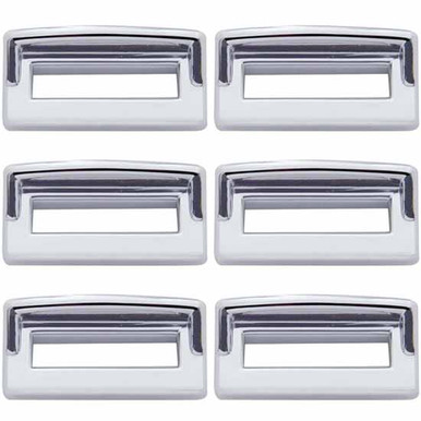 Chrome Toggle Switch Label Trim W/ Visor For Peterbilt (Pack Of 6) - 4 ...